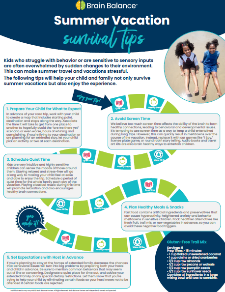 Vacation Tips for Kids Who Struggle